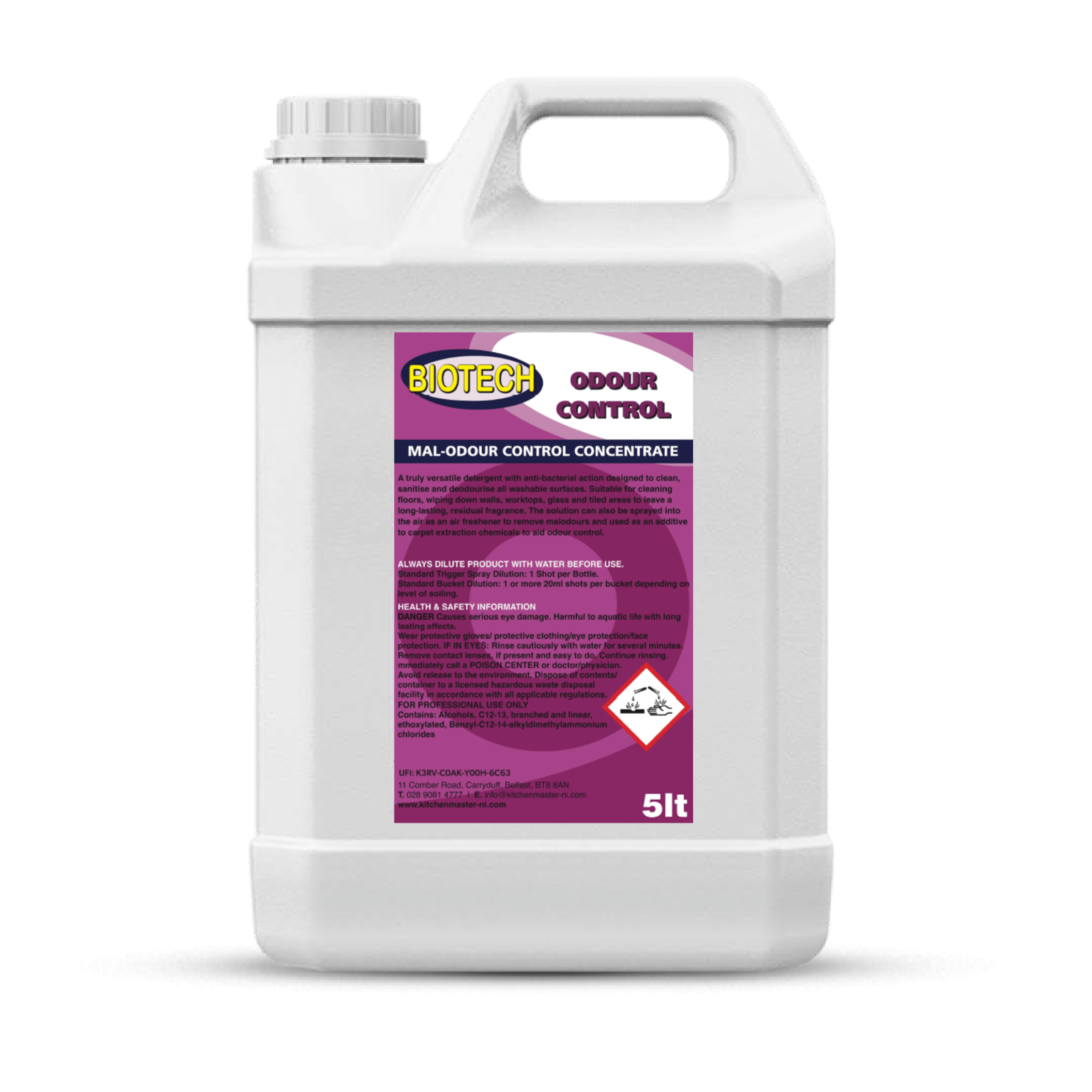 Odour Control Biotech - Kitchenmaster - The Hygiene Specialists